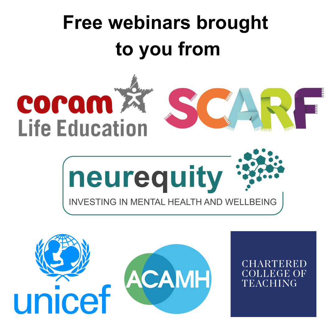 Free webinars for teachers and school leaders